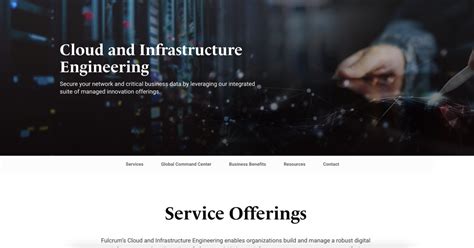 Cloud And Infrastructure Engineering Fulcrum Digital