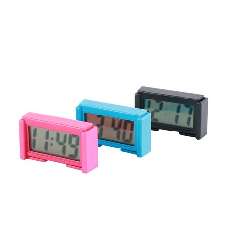 Portable Lcd Screen Mini Electronic Clock Dashboar Grandado