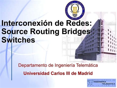 Pdf De Programación Interconexión De Redes Source Routing Bridges