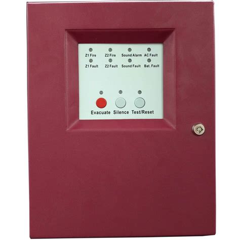 2 Zones Fire Alarm Control Panel With AC Power Input Fire Alarm Control System Conventional Fire