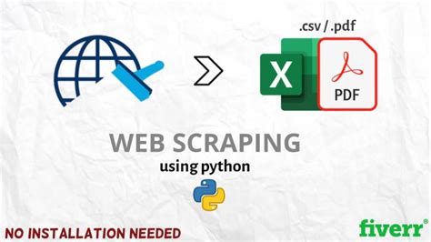 Web Scraping Using Python Beautifulsoup By Abdullahhas9 Fiverr