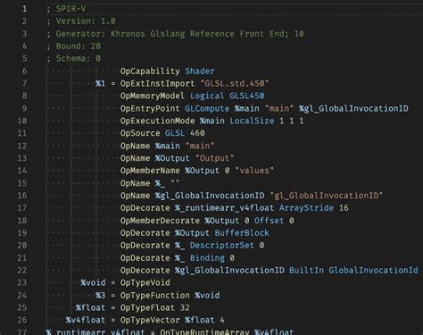 Github Penguinliongvscode Spvasm Spir V Assembly Syntax Highlighting For Vs Code