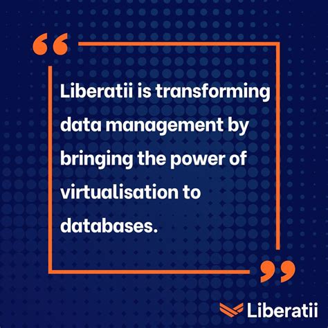 Liberatii On Linkedin Databasevirtualisation Liberatii Techinnovation Futureofdata