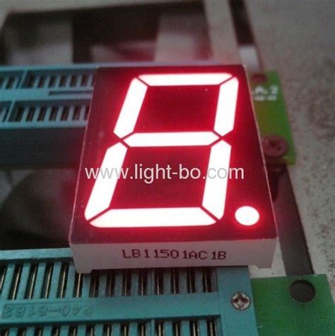 Super Bright Red 1 5 Inch Common Anode Seven Segment Led Display Manufacturers And Suppliers In