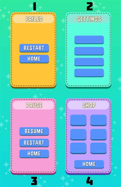 FLAT HUD AND GAME UI BUTTONS MasterBundles