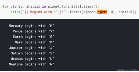 Python 字符串右對齊python 两字符串右对齐 Csdn博客