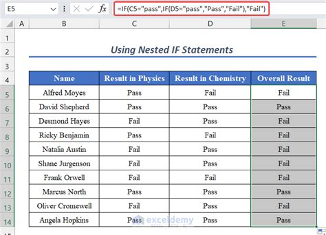 How To Use Multiple IF Statements With Text In Excel Methods