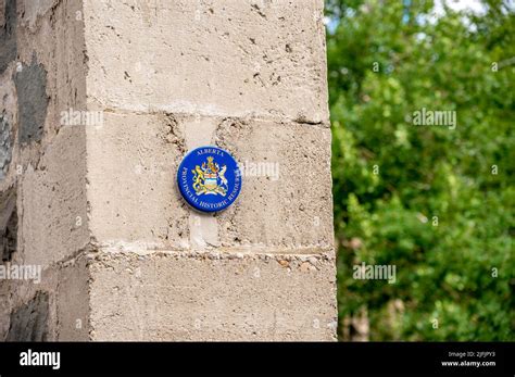 Crowsnest Pass Alberta July 2 2022 Marker At Leitch Collieries