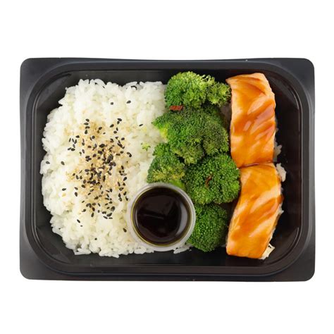 Teriyaki Salmon With Rice Genji