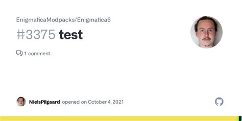 Test · Issue 3375 · Enigmaticamodpacksenigmatica6 · Github