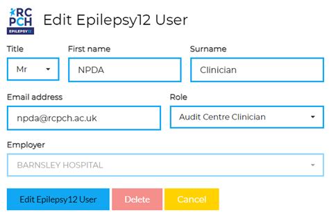 Creating Editing And Deleting Users Rcpch Epilepsy12 Documentation