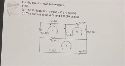 Solved For The Circuit Shown Below Figure Find A The Chegg