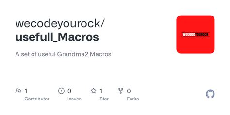 Github Wecodeyourockusefullmacros A Set Of Useful Grandma2 Macros