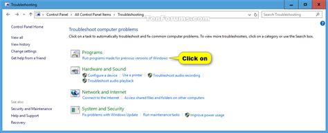 Change Compatibility Mode Settings For Apps In Windows Tutorials