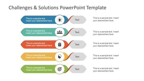 Challenges And Solution Powerpoint Template Slidemodel Powerpoint Templates Powerpoint