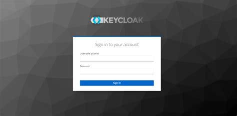 Keycloak Starting A Standalone Server Apps Developer Blog