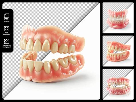 Denture Set Psd High Quality Free Psd Templates For Download