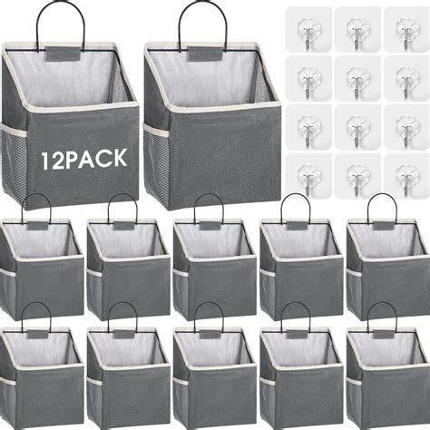 Woanger 12 Pcs Wall Hanging Storage Bag Wall Hanging