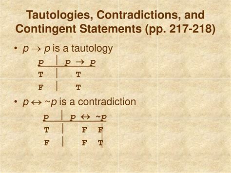 Ppt Chapter 21 Truth Tables Powerpoint Presentation Free Download