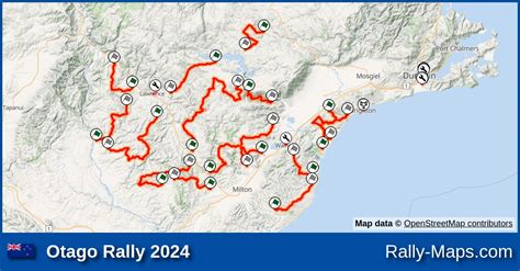 Maps Otago Rally 2024 [aprc] Rally