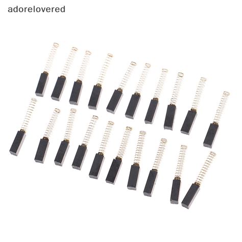Adorelovered 20 ชิ้นจักรเย็บผ้าบ้านมอเตอร์แปรงถ่านชิ้นส่วนเปลี่ยน