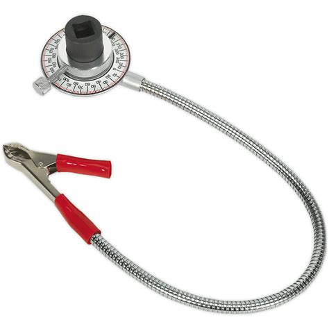 Professional Clip On Angular Torque Gauge With Long Reach Flexi Arm