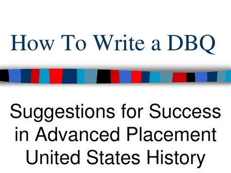ppt how to write a dbq powerpoint presentation free download id