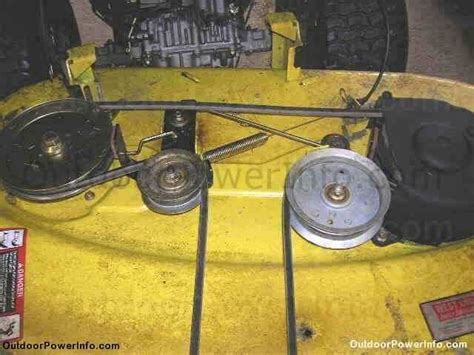 John Deere L120 Mower Deck Belt Diagram Guide