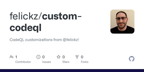 Github Felickz Custom Codeql Codeql Customizations From Felickz