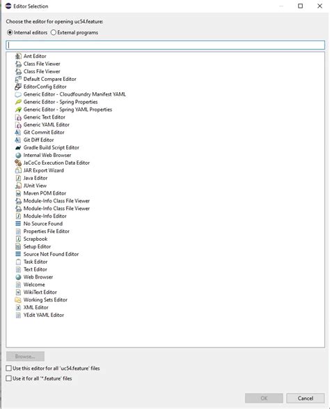 Feature File Not Recognized By Plugin In Eclipse 4160 · Issue 420
