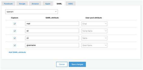 sso configuration using aws cognito forgerock openam with saml assertion