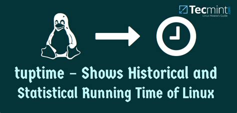 Tuptime Shows Historical And Statistical Running Time Of Linux Systems