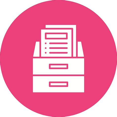 premium vector library database vector illustration style