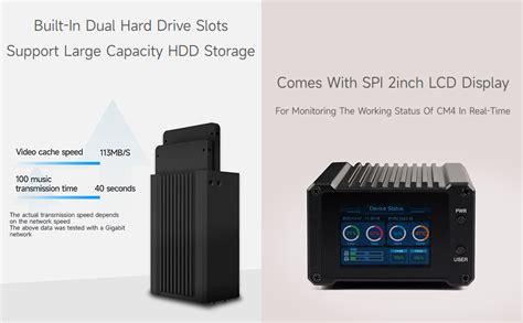 Waveshare Network Attached Storage All In One Mini Computer