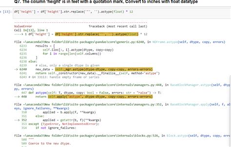 Solved Df Height Df Height ⋅ Strreplace