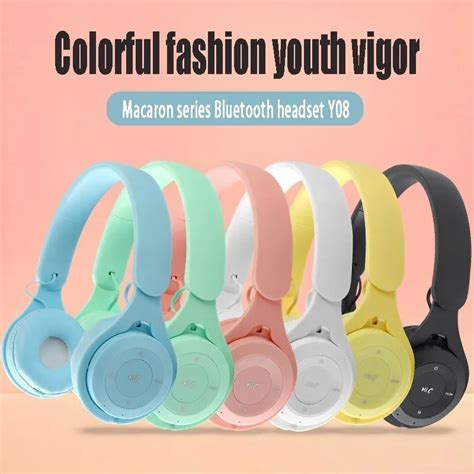 Stereo Y08 Headset 50 Bluetooth Headset Folding Wireless Sports