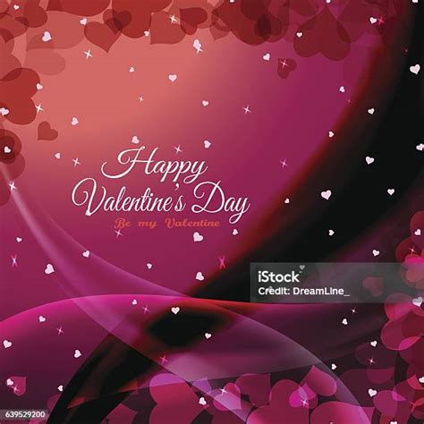 벡터 해피 발렌타인 데이 그라데이 다크 레드와 핑크 배경 가리기에 대한 스톡 벡터 아트 및 기타 이미지 가리기 개성 개념 검은색 Istock