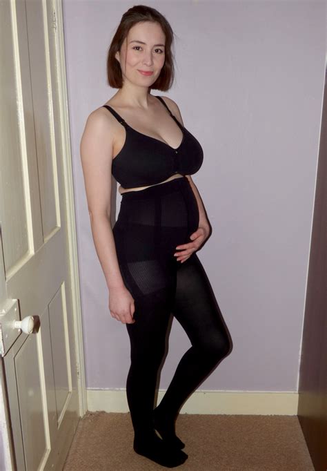 Women`s Legs And Feet In Tights Pregnant Ladies Weekend 2part Two