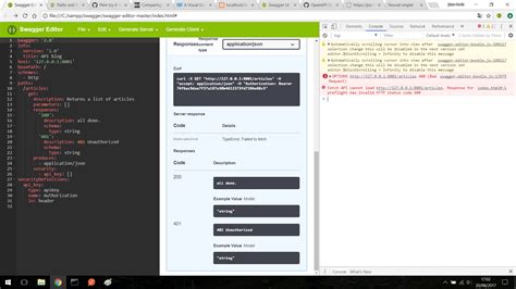 pbm failed to fetch when execute request in swagger ui swagger 2 0
