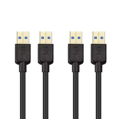 Cable Matters Pack USB Cable Ft USB To USB Cable USB A To USB A Cable Male To Male USB