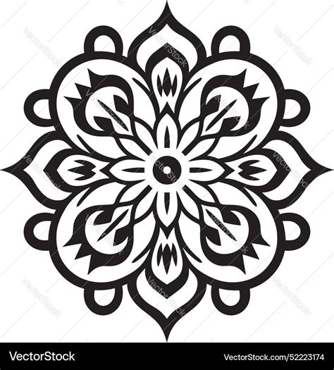 Majestic Circularity Sleek Black Icon Depicting Vector Image