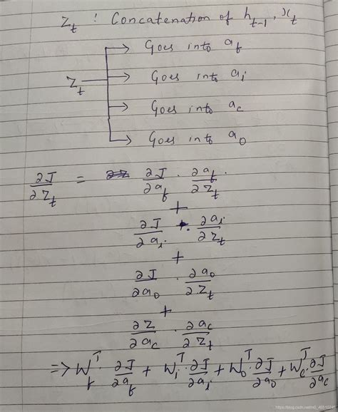 手推公式：lstm单元梯度的详细的数学推导 python中如何对lstm做梯度 csdn博客