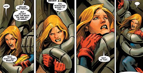 Captain Marvel Grabbed By Robots By Bigdamnvillain On Deviantart