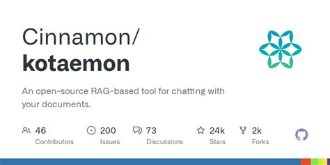 Github Cinnamonkotaemon An Open Source Rag Based Tool For Chatting With Your Documents