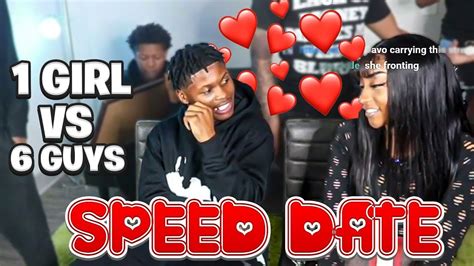 Averyb Host Live Speed Date 1 Girl Vs 6 Guys Youtube