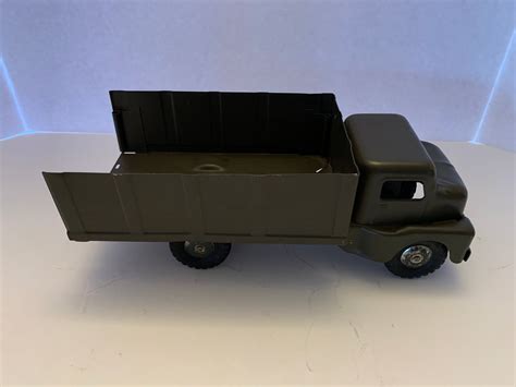 Structo Pressed Steel Military Truck Set