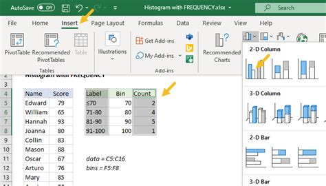 Histogram With FREQUENCY Excel Formula Exceljet