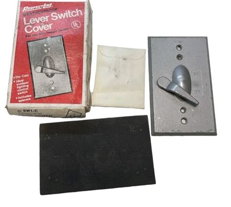 Perfect Line Sw1 C Lever Switch Cover For Single Pole Toggle Wet