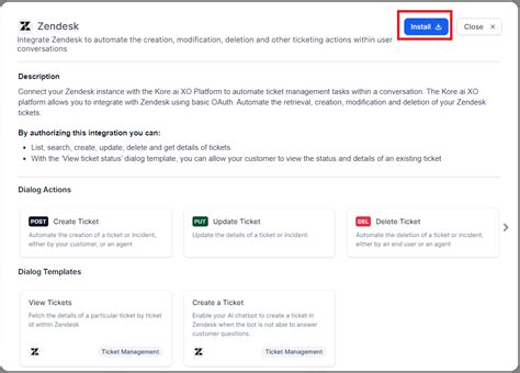 Create A Ticket In Zendesk Kore Ai Docs