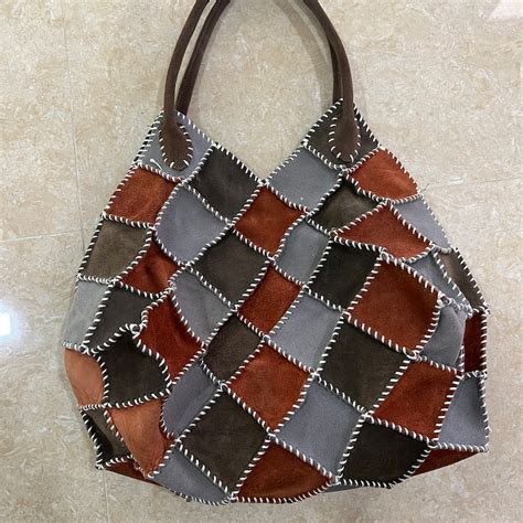 Leather Patchwork Etsy